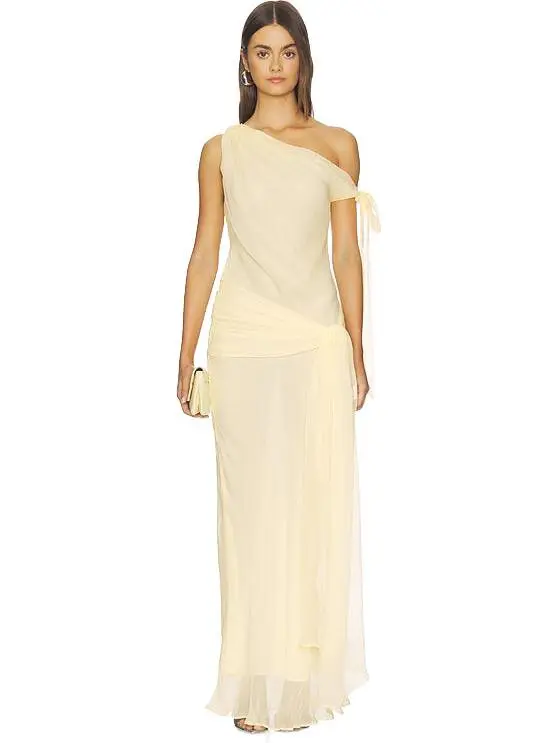 STONE COLD FOX X Sansa Gown - Baby Yellow