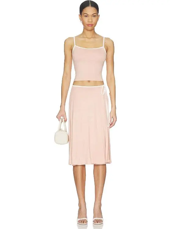 Free People Opal Skirt Set - Peach Light