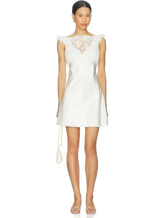 STONE COLD FOX X Carmela Mini Dress - Ivory