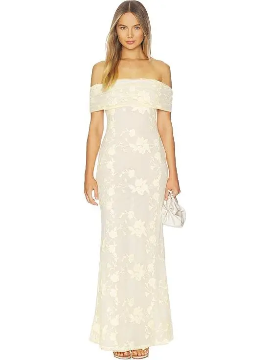 STONE COLD FOX X Jessie Gown - Butter Yellow