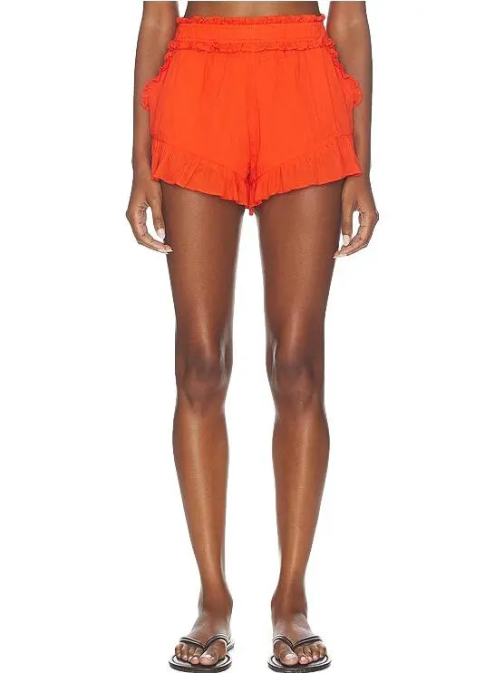 Show Me Your Mumu Cannes Shorts - Rouge Red