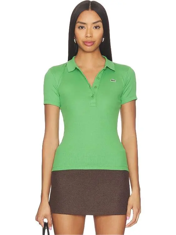 Lacoste Slim Fit Cotes Polo - Green