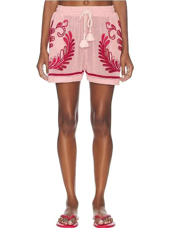 Farm Rio Short - Arabesc Light Pink