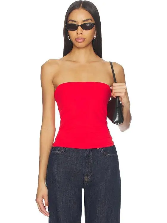 Free People The Carrie Tube Top - Fp High Risk Red