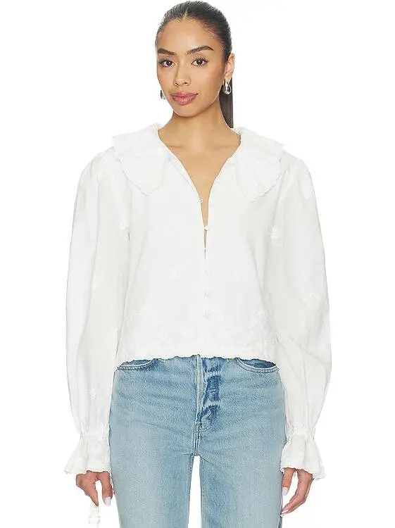 STONE COLD FOX X Abigail Top - Soft White