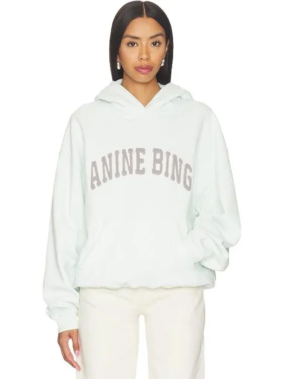 ANINE BING Harvey Hoodie - Spring Mint