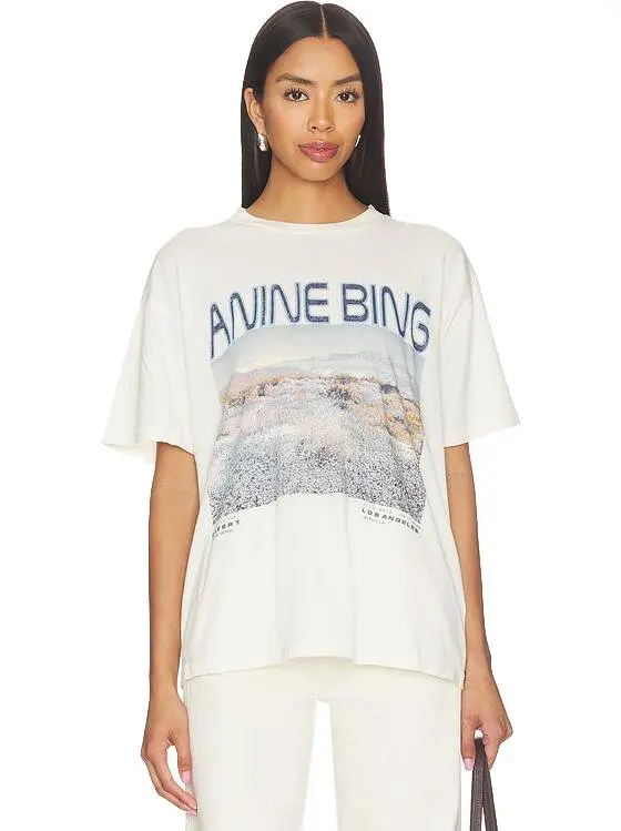 ANINE BING Cade Wildflowers Tee - Off White