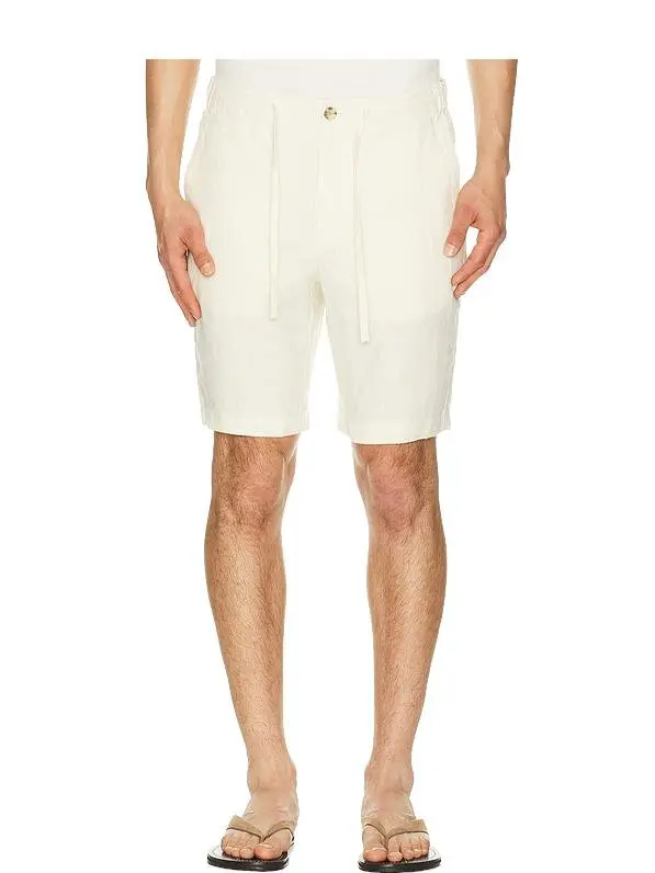 Vince Patch Pocket Drawstring Short - Bone