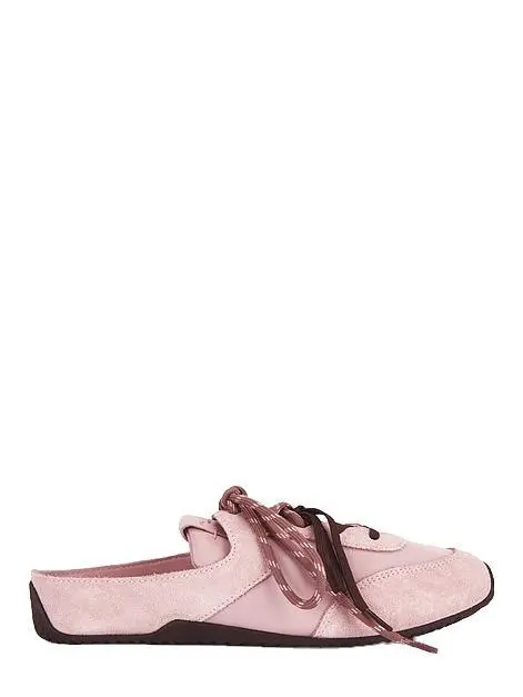 Rag & Bone Retro Runner Slim Ultra Mule - Mauve Suede