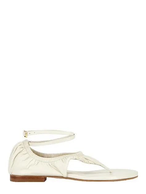 NORA LOZZA Flip Not Sandal - White