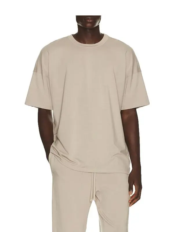 SKIMS Jersey Relaxed T-shirt In Neutral - Linen