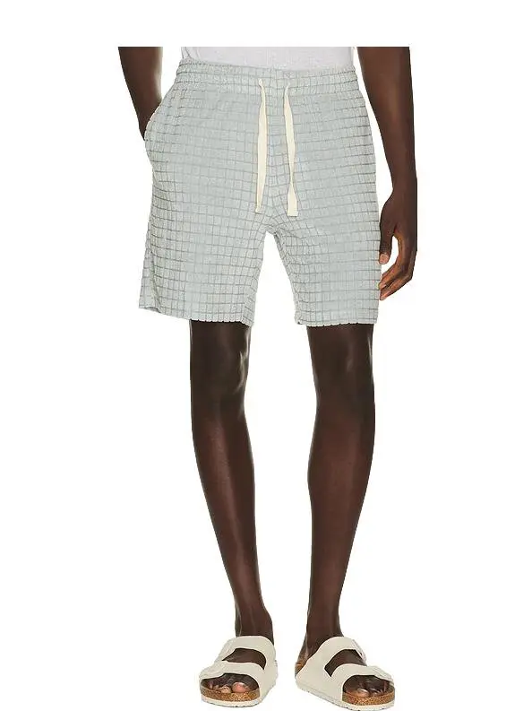 Rails Nova Shorts - Silverline Blue Grid