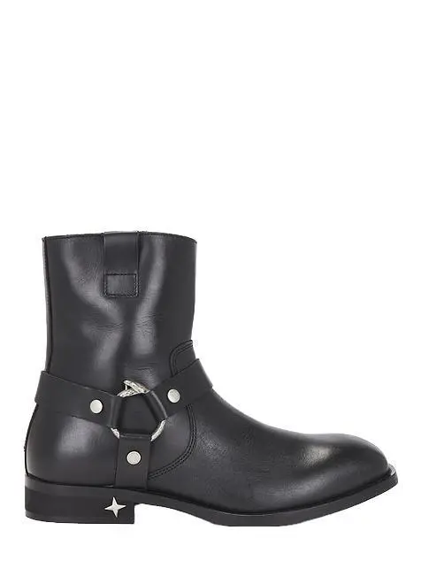 DUKE + DEXTER Harley Biker Boots - Black