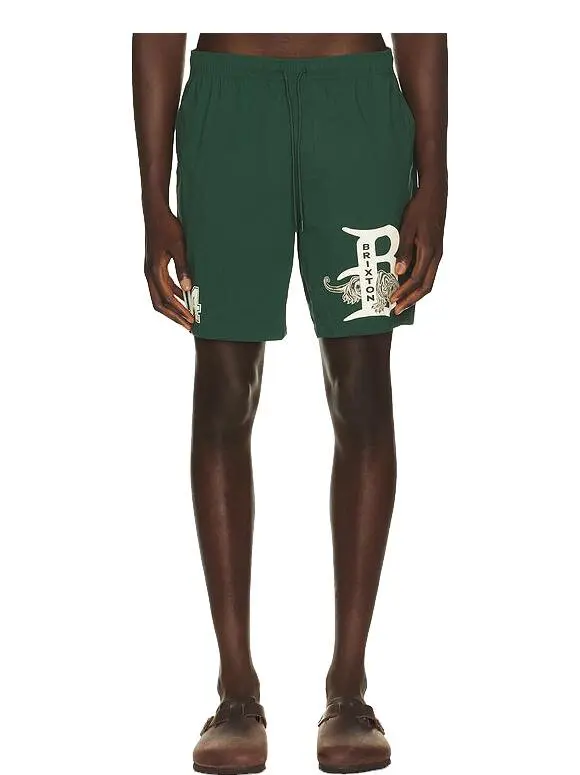 Brixton Everyday Stretch Hybrid 18 Shorts - Primal Green
