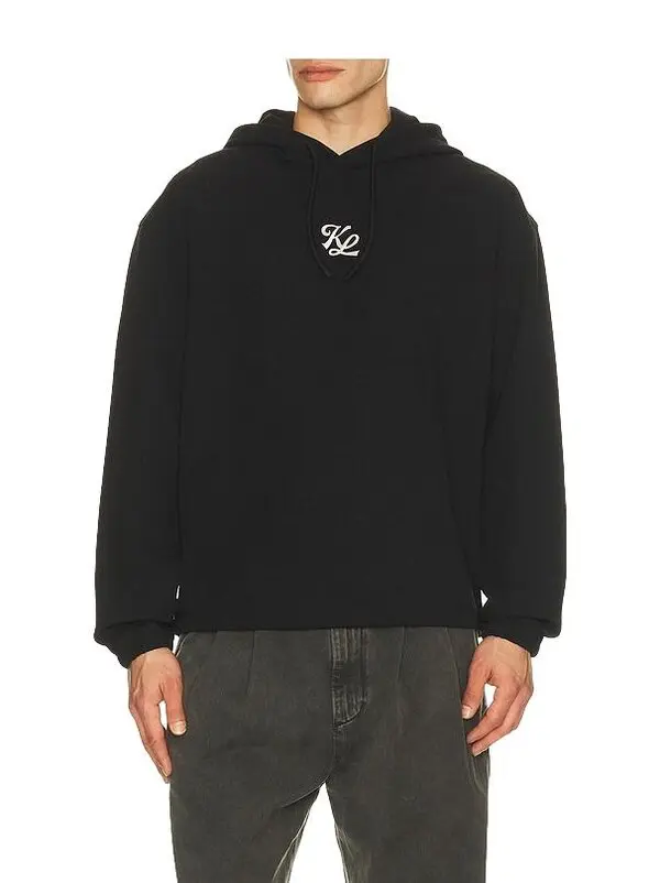 KHALHON Club Emblem Hoodie - Black
