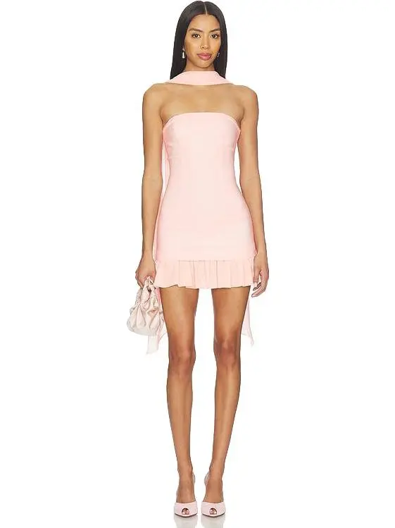 STONE COLD FOX X Alice Mini Dress - Peach