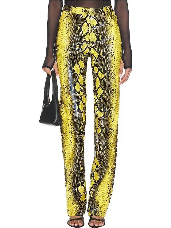 CULTNAKED Killa Pant - Yellow Python
