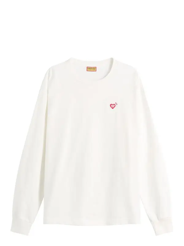 HUMAN MADE Dry Alls Duck Long Sleeve T-shirt - White