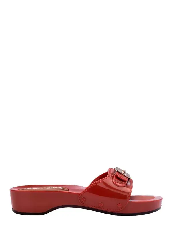 Melissa X Scholl Pescura Heel Slides - Red