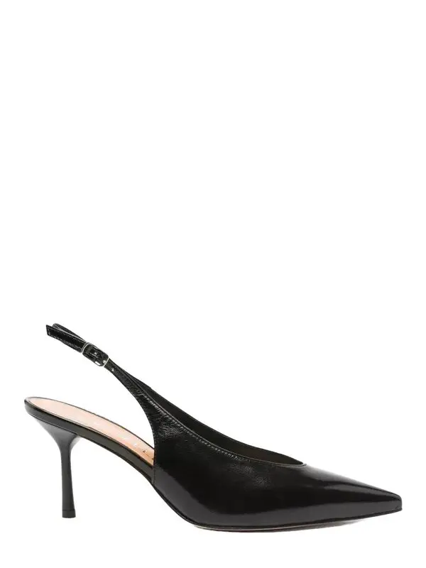 THE SELLER Pointed Slingback Pumps - Black