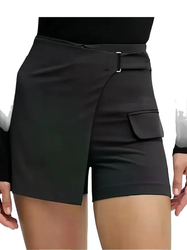 Sisley High-waisted Mini Shorts - Grey