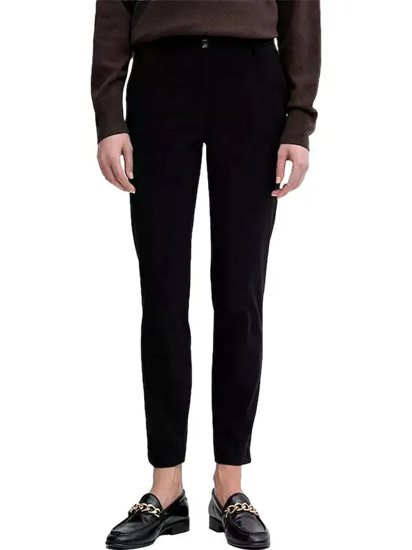 Sisley Belt-loop Trousers - Black