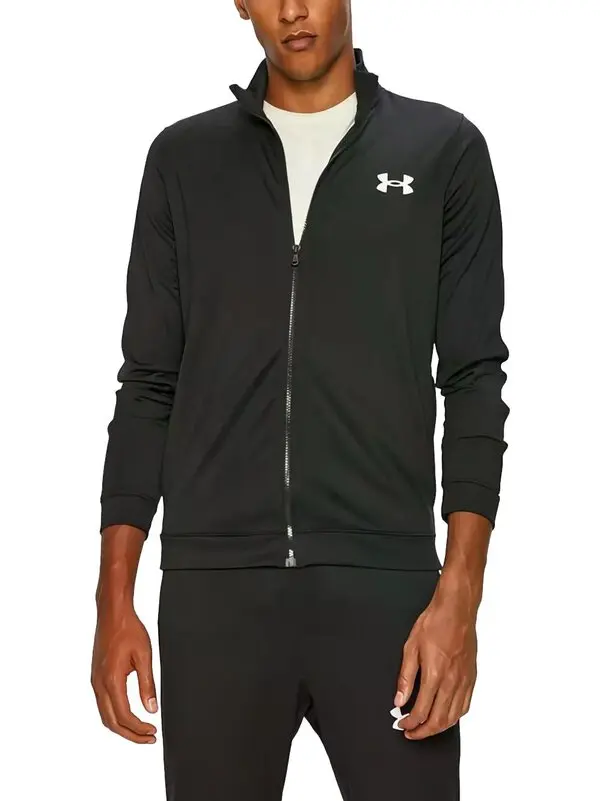 Under Armour Side-stripe Zip Sweatshirt - Black