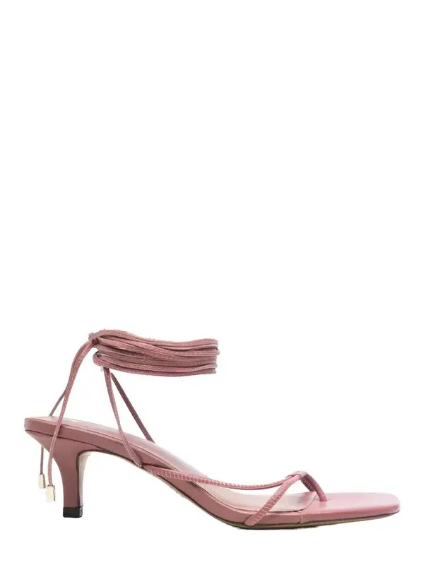 Patrizia Pepe Leather Sandals - Pink