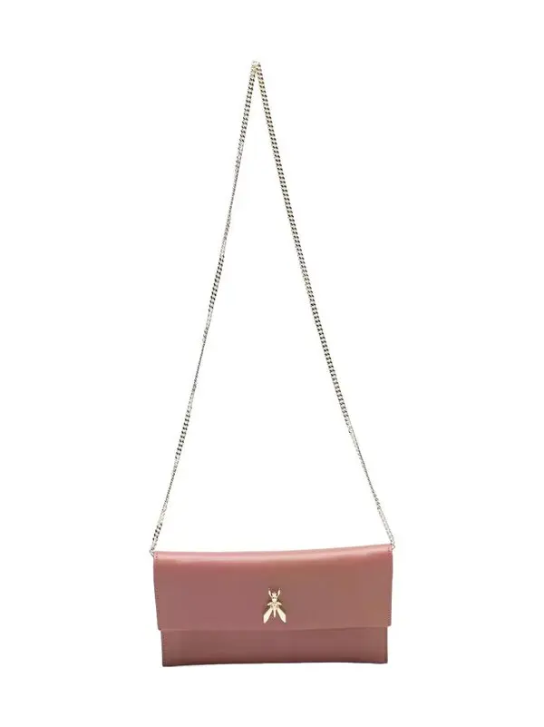 Patrizia Pepe Logo-plaque Clutch Bag - Pink