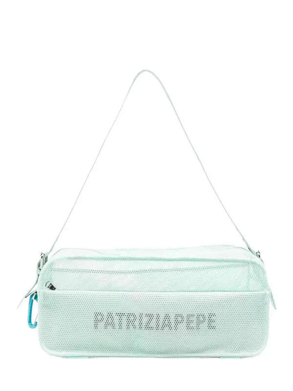 Patrizia Pepe Mesh Shoulder Bag - Green