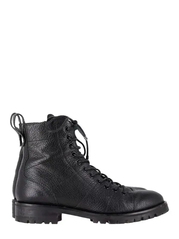 JIMMY CHOO Ankle Lace-up Boots - Black