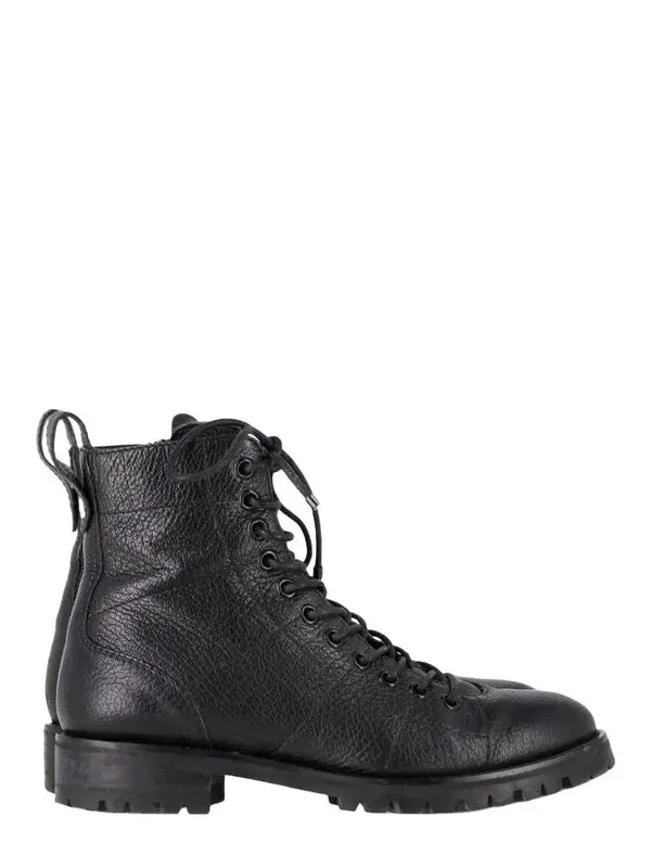JIMMY CHOO Ankle Lace-up Boots - Black