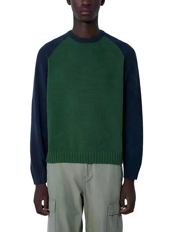 StÜssy Colour-block Sweater - Green