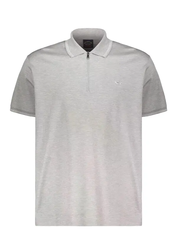 Paul & Shark Short-sleeve Polo Shirt - Grey
