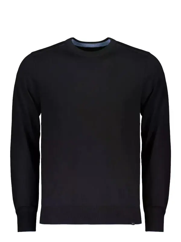 Paul & Shark Long-sleeve Round-neck Sweater - Black