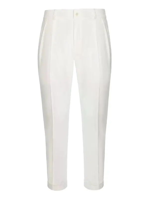 HAMZA Tapered Trousers - White