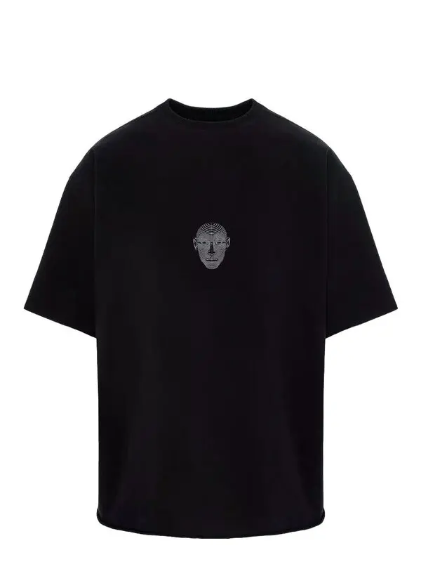 HAMZA Circle T-shirt - Black