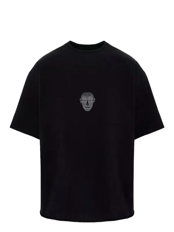 HAMZA Circle T-shirt - Black