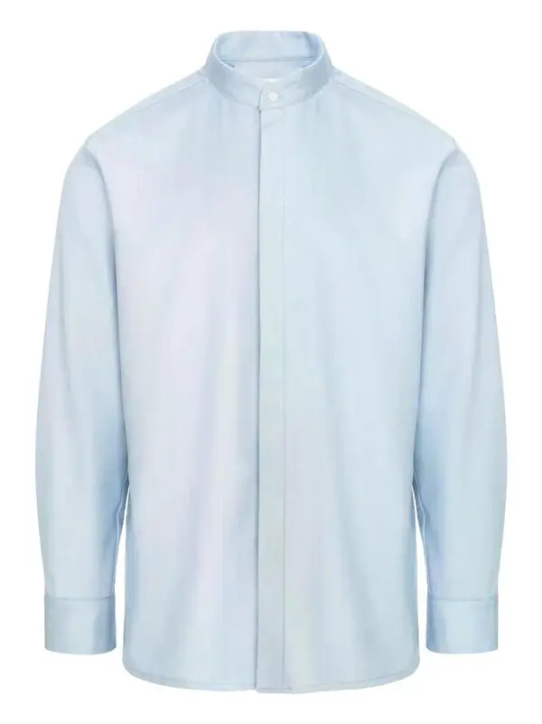 HAMZA Thom Striped Shirt - Blue