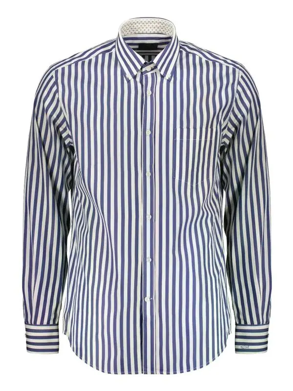 Paul & Shark Striped Long-sleeve Shirt - Blue