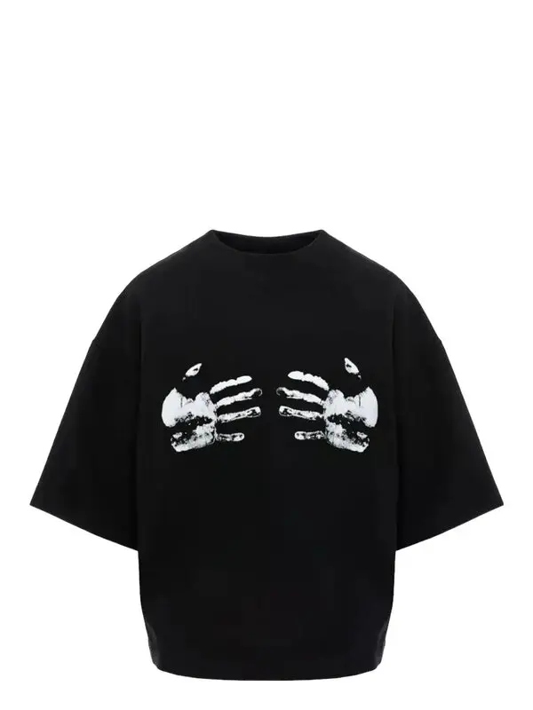 HAMZA Printed T-shirt - Black