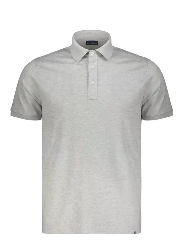 Paul & Shark Button Short-sleeve Polo Shirt - Grey
