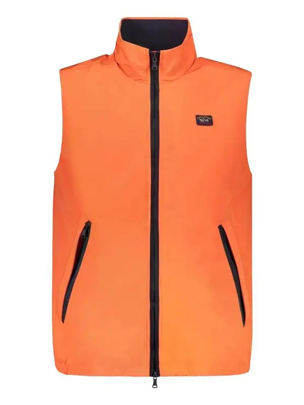 Paul & Shark High-collar Gilet - Orange