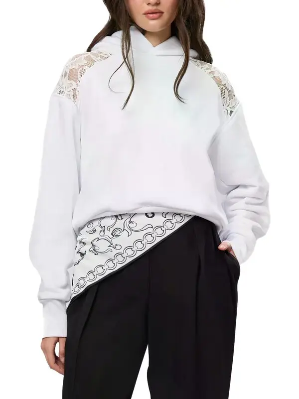 HAMZA Bia V2 Lace Hoodie - White