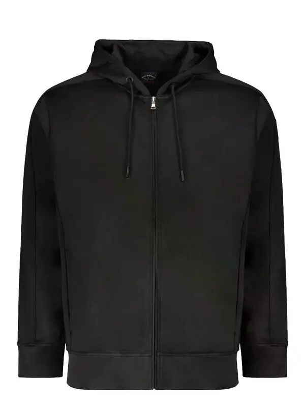 Paul & Shark Hooded Zip Sweater - Black