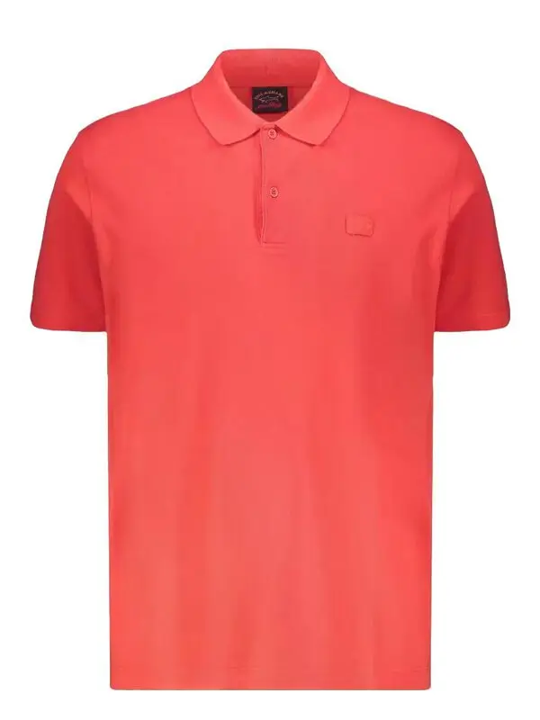 Paul & Shark Buttoned Short-sleeve Polo Shirt - Red