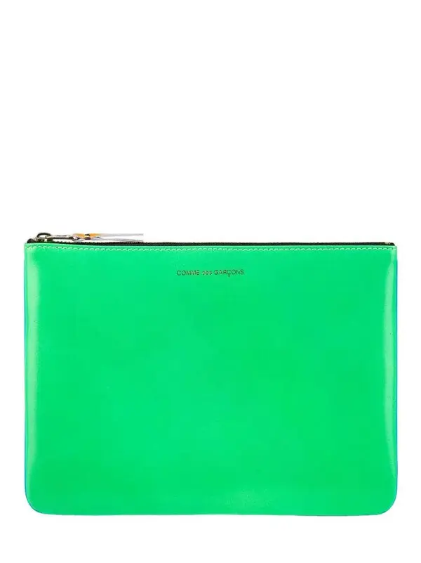 Comme Des Garçons Zip Wallet - Green