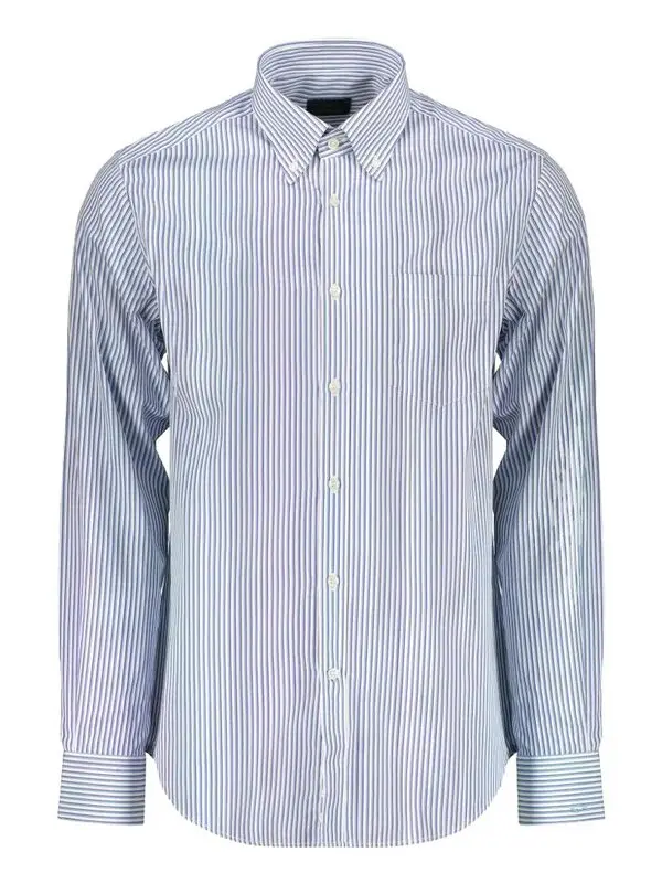 Paul & Shark Striped Long-sleeve Shirt - Blue