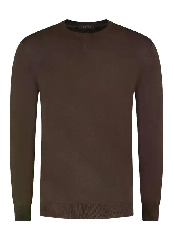 ZANONE Knitted Sweater - Brown