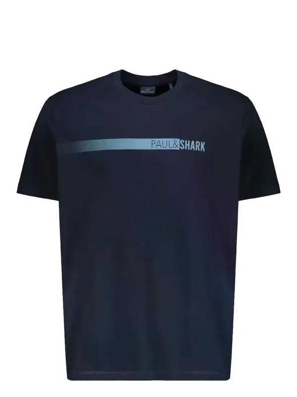 Paul & Shark Print T-shirt - Blue